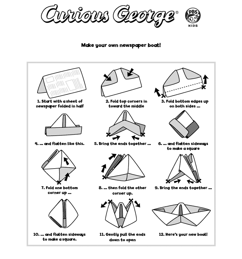 Curious George Printables PBS KIDS