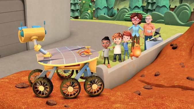 Ready Jet Go! - Beep Crosses the Ravine Video | PBS KIDS