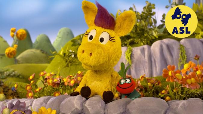 Donkey Hodie - Best Friends Day/Silly Sticky Situation (ASL) Video ...