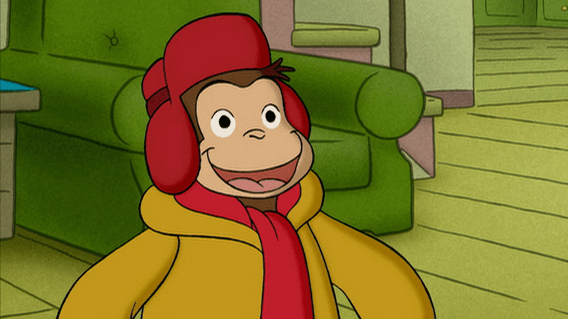 curious george window