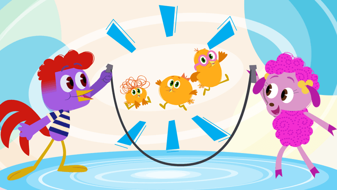 Acoustic Rooster - Rooster's Jump Rope Song Video | PBS KIDS