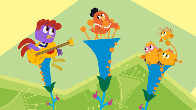 Acoustic Rooster - Rooster’s Gardening Song Video | PBS KIDS