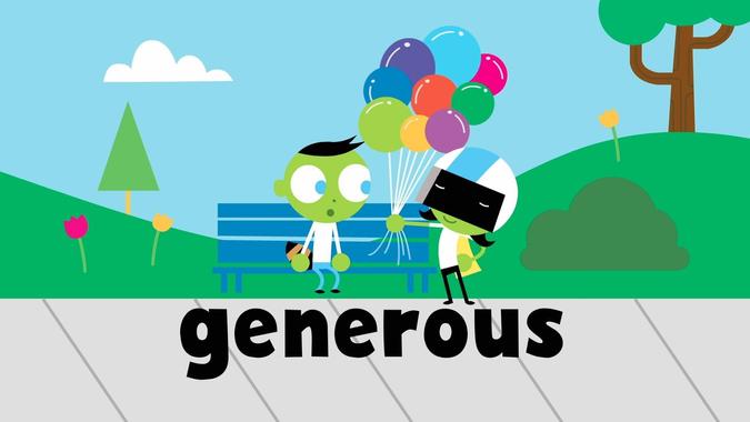 Word of the Week - Generous Video | PBS KIDS