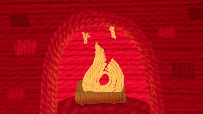 Dot's Spot - Yule Log (Yarn) Video | PBS KIDS