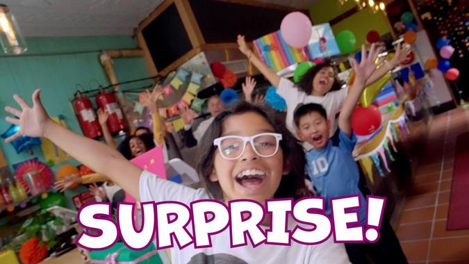 Tiny Time Travel - Surprise Party Video | PBS KIDS