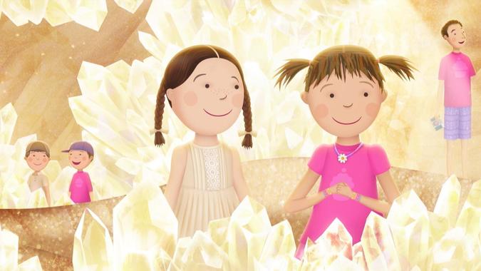 Pinkalicious & Peterrific - The Beigeville Crystal Caves - A Pinkerton ...