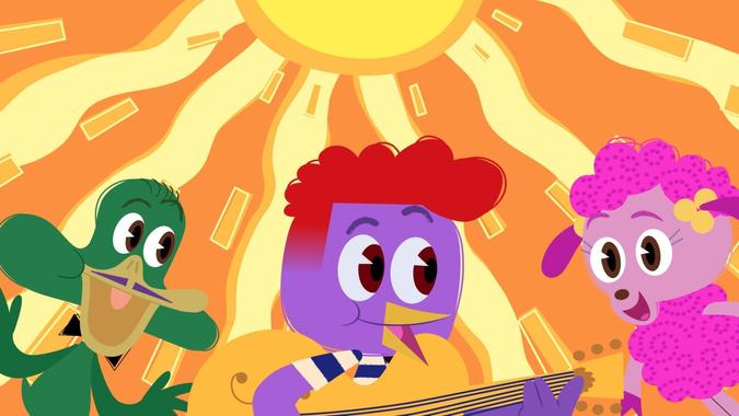 Acoustic Rooster - Rooster's Wake Up Song Video | PBS KIDS