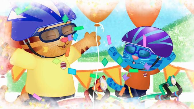 Daniel Tiger's Neighborhood - A Bicycle Race with Tigey Video | PBS KIDS