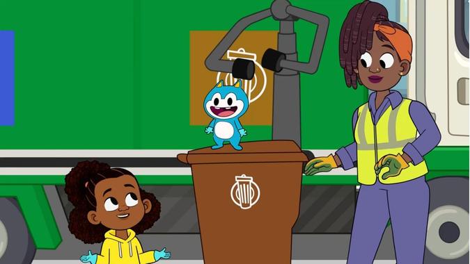 Lyla in the Loop - Let's Learn How to Separate Recycling and Trash ...