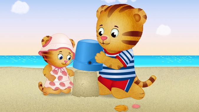 Daniel Tiger's Neighborhood - Daniel and Baby Margaret's Beach Play ...