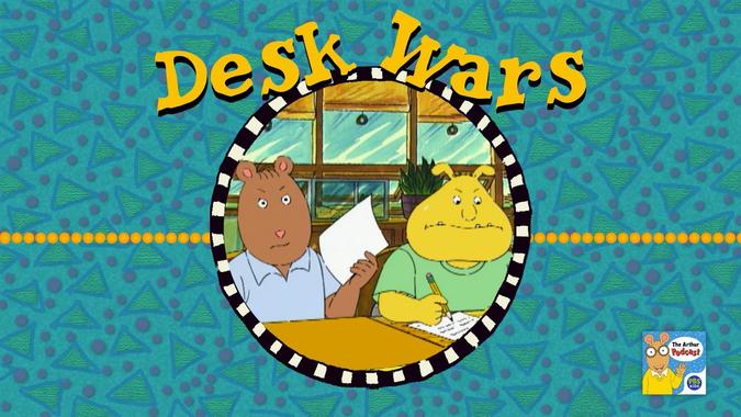Arthur - S3 Ep 1: The Arthur Podcast: Desk Wars Video | PBS KIDS