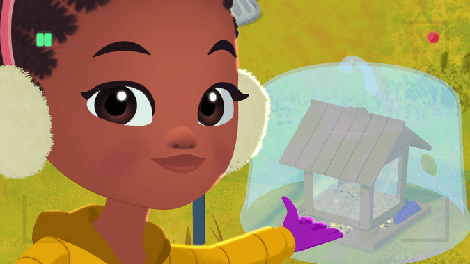 Weather Hunters - A Clever Squirrel and the Bird Feeder Video | PBS KIDS