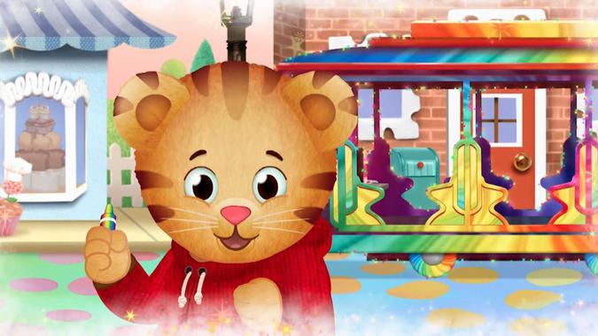 Daniel Tiger's Neighborhood - Daniel Imagines a Rainbow Neighborhood ...