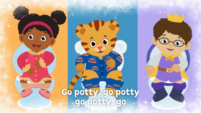 Daniel Tiger's Neighborhood - "Go Potty, Go" Song (Sing-Along) Video ...