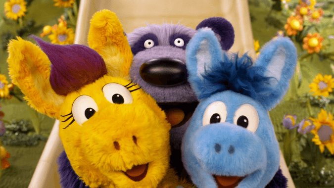Donkey Hodie - Donkey Slides Down Flower Mountain Video | PBS KIDS