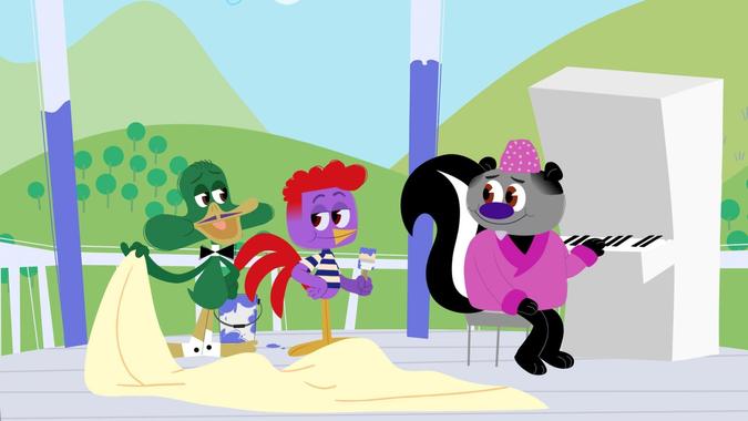 Acoustic Rooster - Rooster's Ragtime Song Video | PBS KIDS