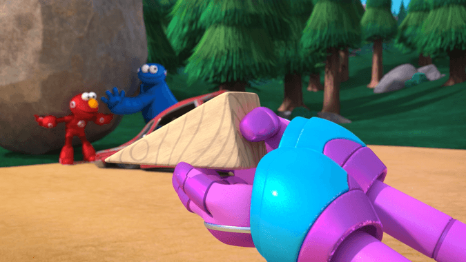 Mecha Elmo Makes a Wedge Video | PBS KIDS