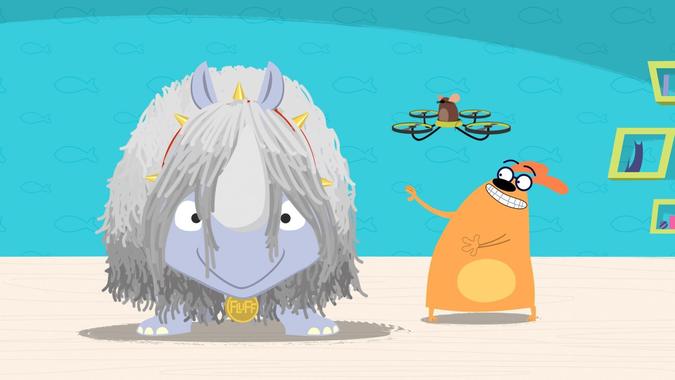 Team Hamster! & Ruff Ruffman - Pet-Sitting Tip #3: Turn Your Rhino into ...