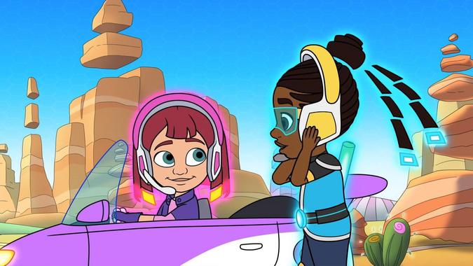 Skillsville - Racer Rae Takes the Wheel as a Race Car Driver Video ...