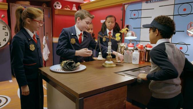 Odd Squad - Otis and Olympia Find a Lighter Gadget than the Shuttlecock ...