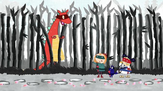 Peg + Cat - Fifteen Ninja Leaps Video | PBS KIDS