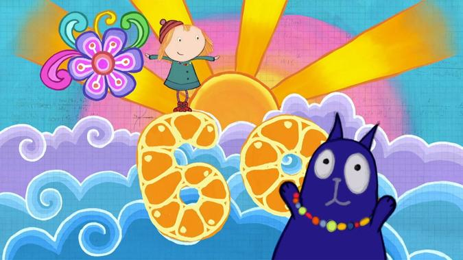Peg + Cat - Groovy Number Line Video | PBS KIDS