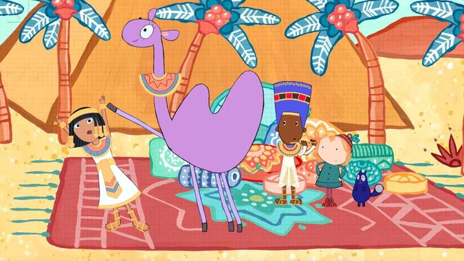 Peg + Cat - Cleopatra's Dance Pattern Video | PBS KIDS