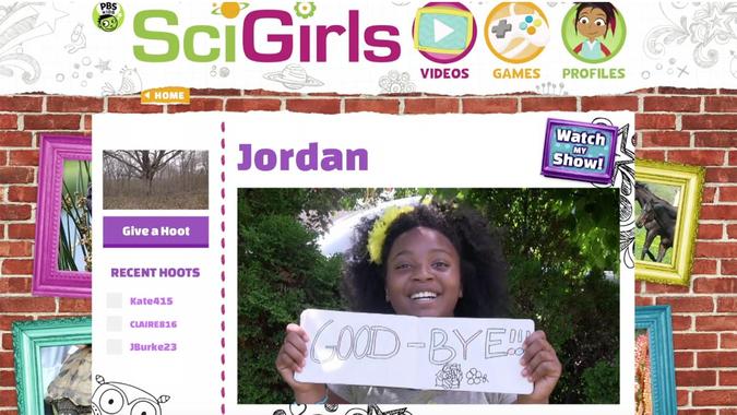 SciGirls - Video Diary: Jordan Video | PBS KIDS