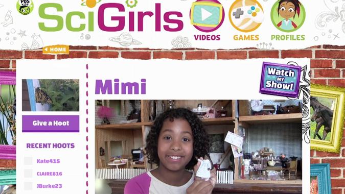 SciGirls - Video Diary: Mimi Video | PBS KIDS