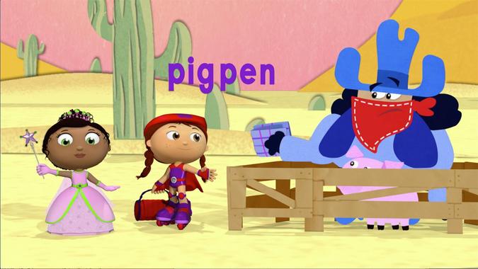 Super Why! - Princess and Red Spell "Pigpen" Video | PBS KIDS
