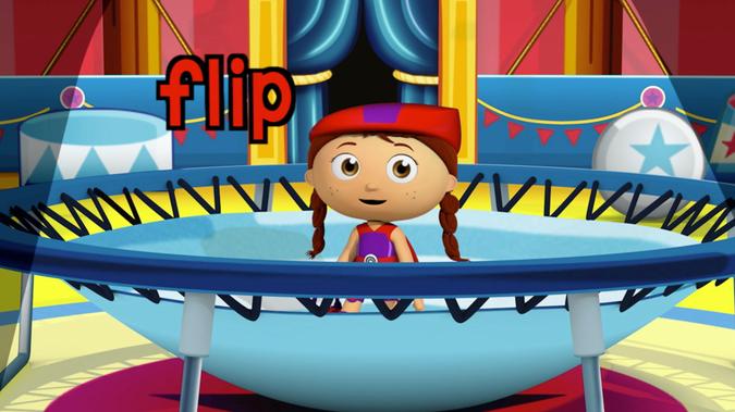 Super Why! - Wonder Red Performs on the Trampoline Video | PBS KIDS