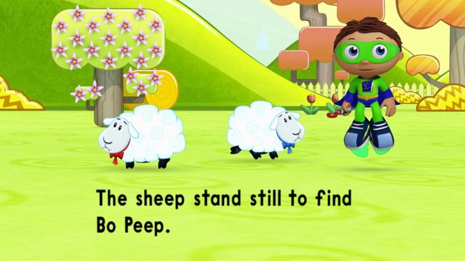 Super Why! - The Sheep Find Bo Peep Video | PBS KIDS