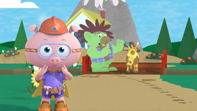 Super Why! - Alpha Pig Rescues Little Goat Video | PBS KIDS