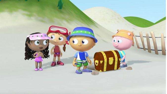 Super Why! - Storybook Village Beach Party Video | PBS KIDS
