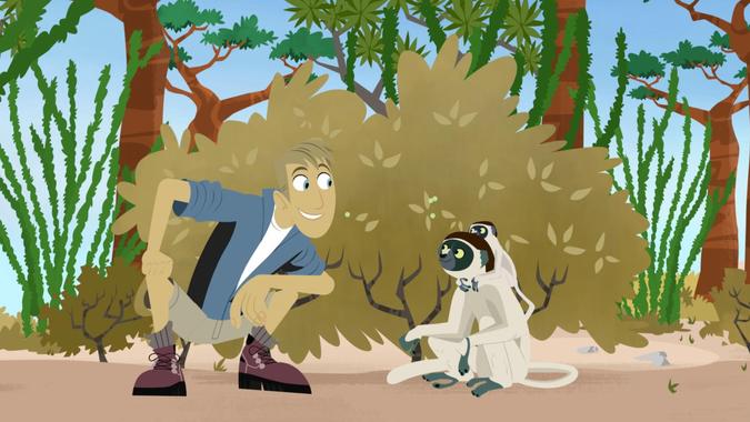 Wild Kratts - Martin with the Sifaka Lemurs Video | PBS KIDS