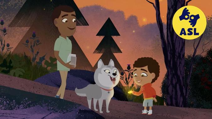 Through the Woods - Fairies and Fireflies (ASL) Video | PBS KIDS