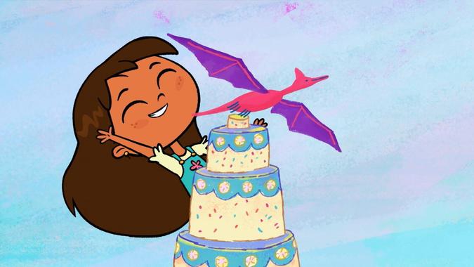 Rosie's Rules - Baking a Dino Cake for Iggy Video | PBS KIDS